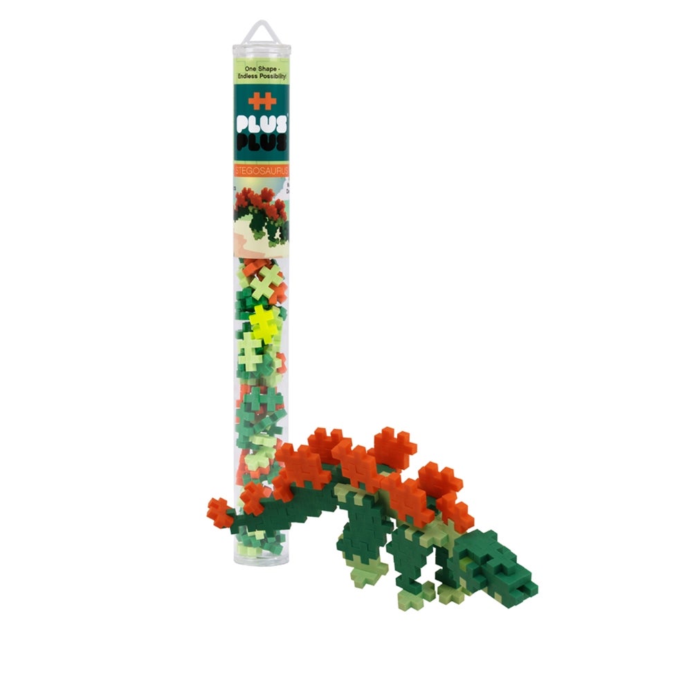 Stegosaurus Mini Maker Tube Plus-Plus | SpecialtiesGames