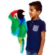 Military Macaw Large Bird Puppet | SpecialtiesGames